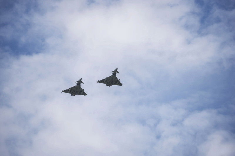 RAF Typhoon jets track ‘unidentified aircraft’ north of Scotland