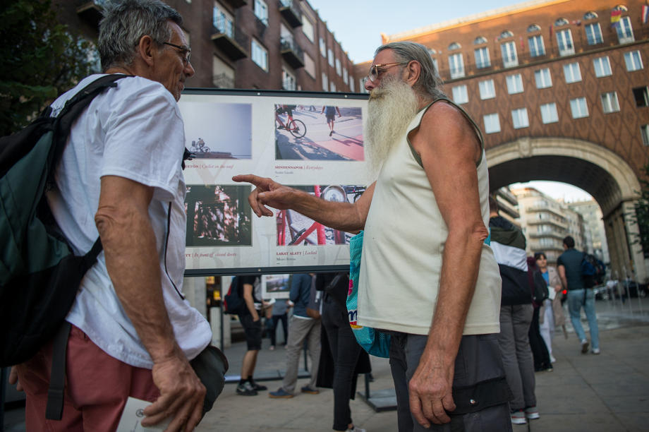 Photo exhibition of the homless in Hungary