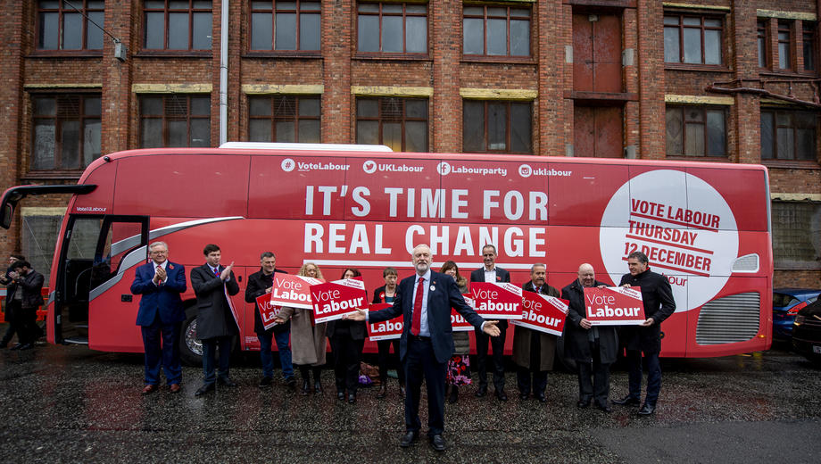 Photo Story: Labour Party unveils general election campaign bus