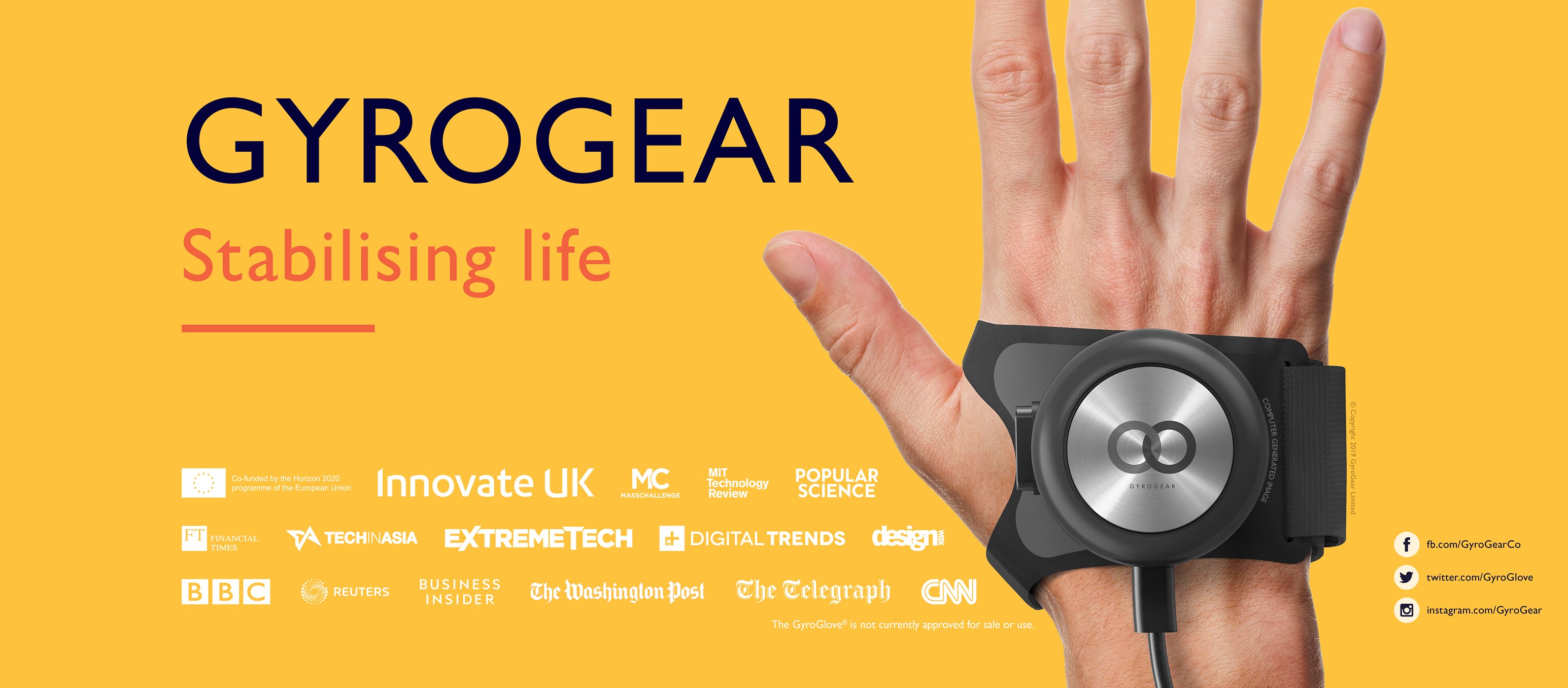 UK startup develops gyroscope glove to ease tremors for those with ...