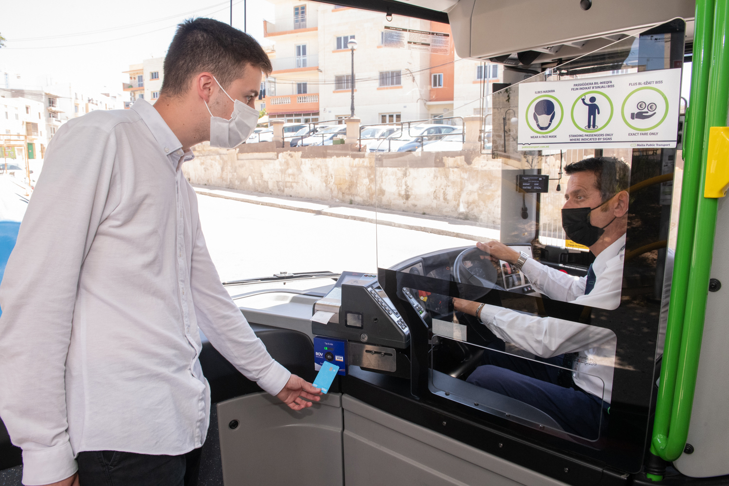 Contactless payment now available on all bus fleet in Malta