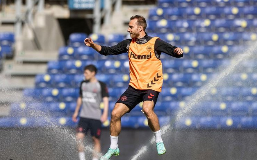 Eriksen says he feels OK, expresses appreciation towards fans for support