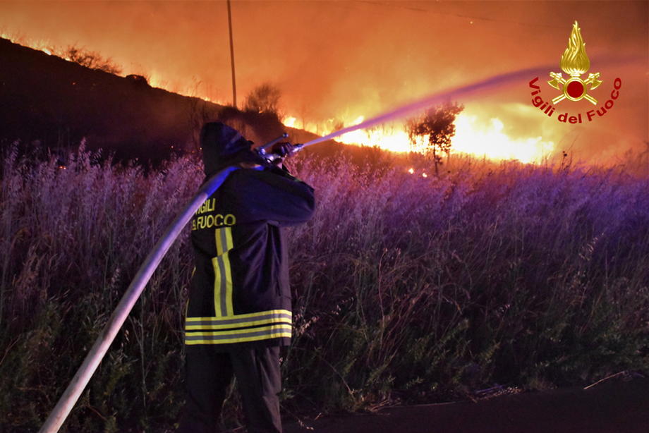 Photo Story: Wildfires in Sicily