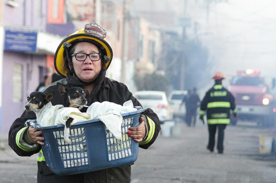 Fuel truck crash sparks huge fire in Mexico, hundreds evacuated