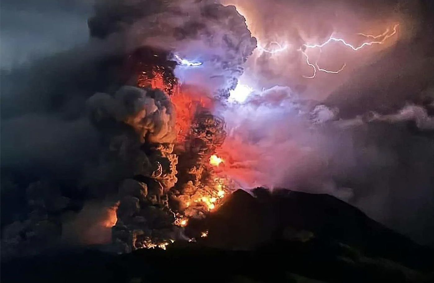 More than 12,000 evacuated following volcano Ruang’s eruption in Indonesia