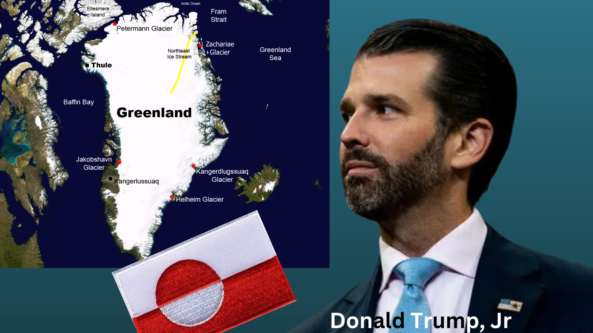 Donald Trump Jr. heads to Greenland as his father eyes the Danish territory