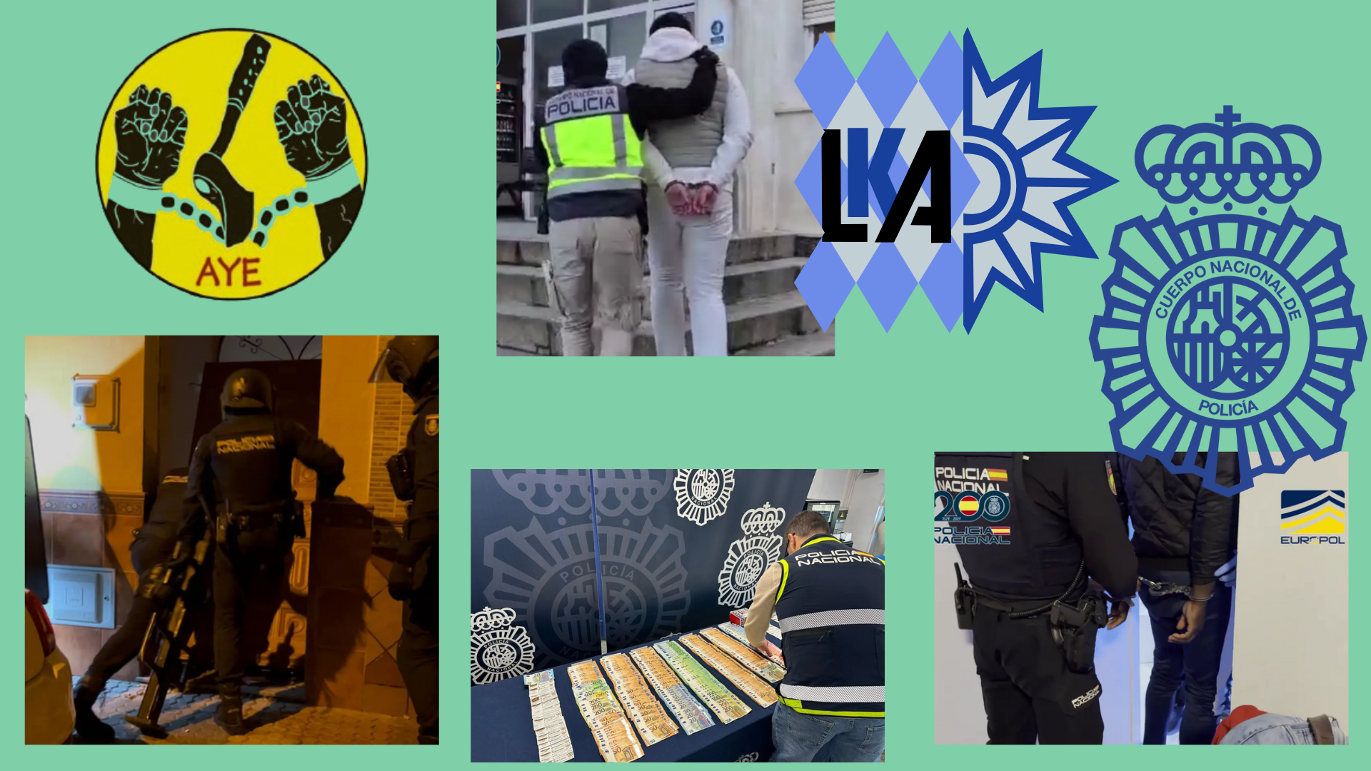 34 arrests in Spain during action against the ‘Black Axe’ criminal organisation